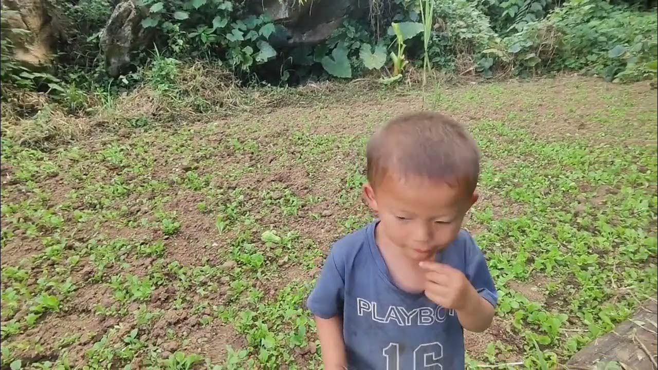 nrog kuv niam wb mus de zaub los noj thiab keiv zaub nawb - YouTube