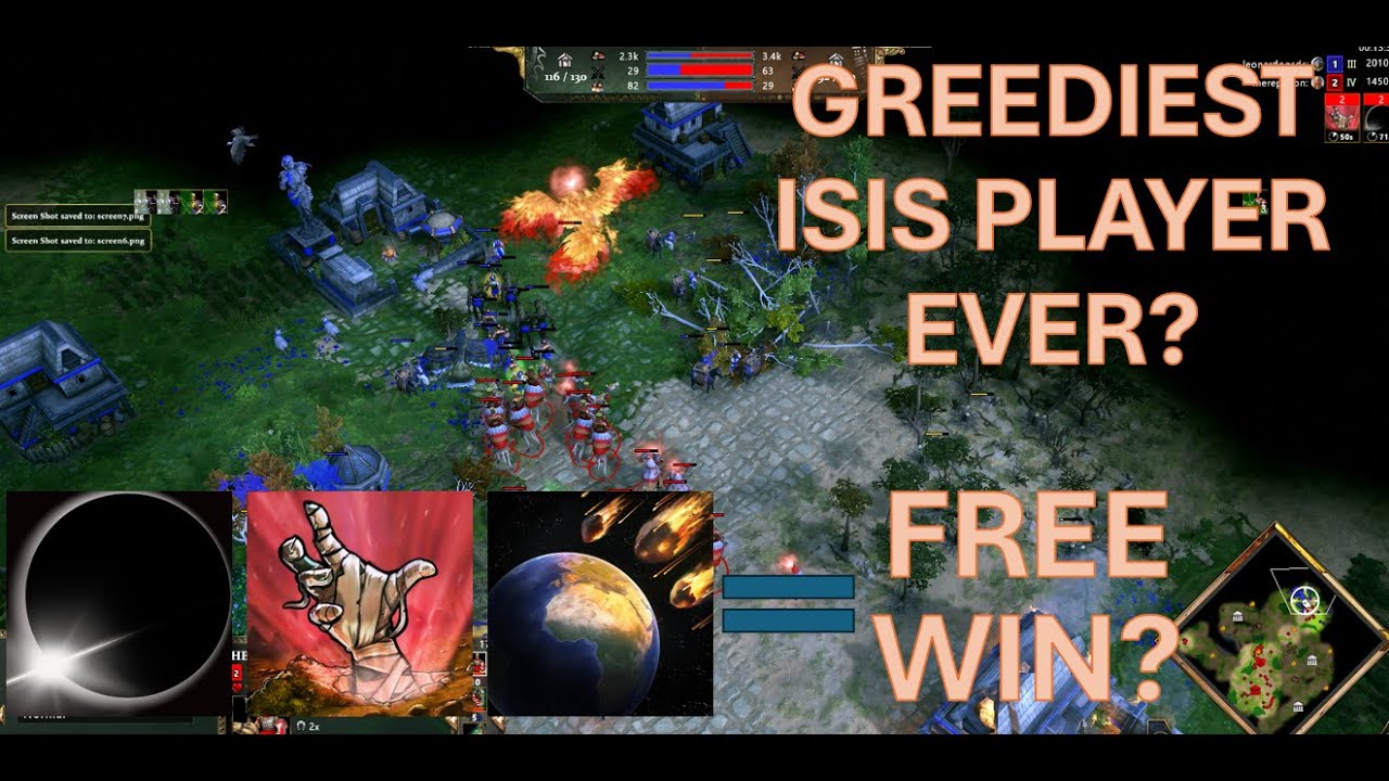 Isis vs Gaia - Thereptilion vs Leonardogsdc Casted Game - AOM Retold ...