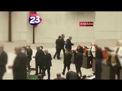 TBMM'de Milletvekili Demirbağ'a El İşareti ve Küfür