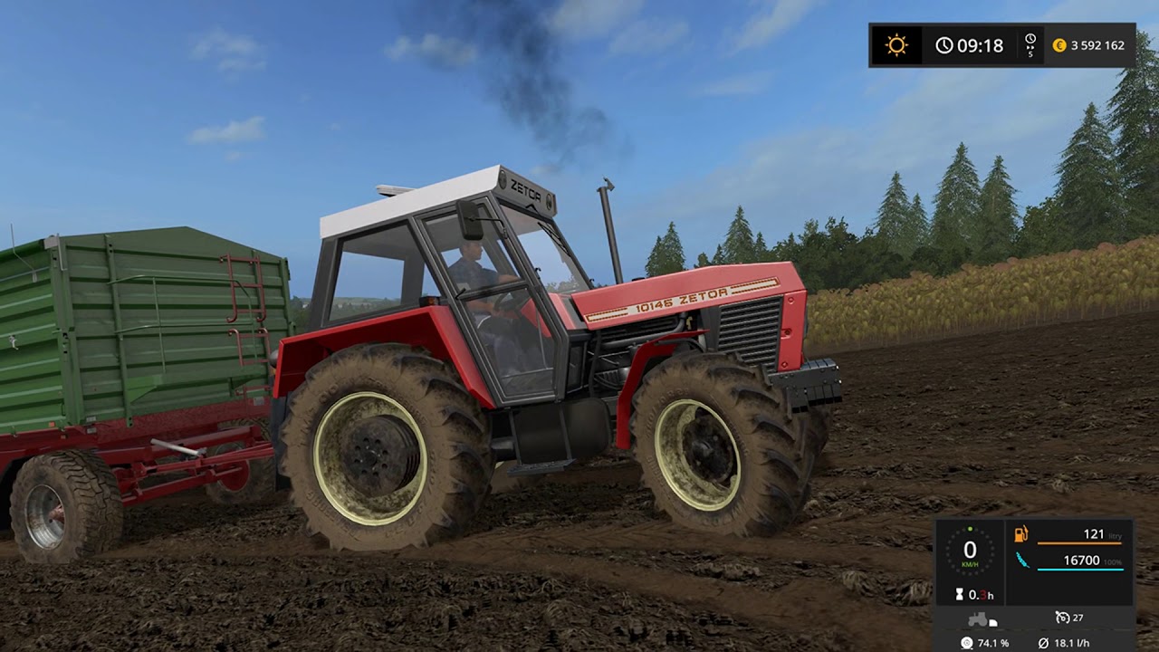 FS17 Zetor 10145 More Realistic Mod - YouTube