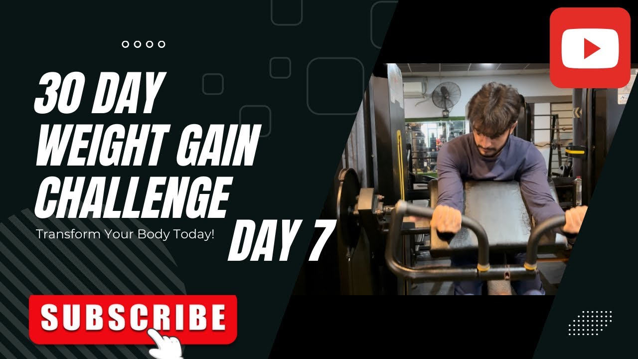 30 days weight gain challenge | day 7 | biceps exercise | #fitness ...