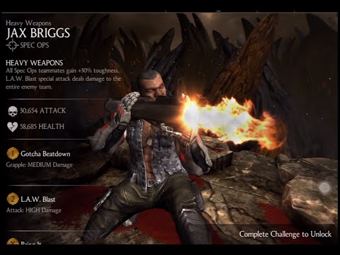 Heavy Weapons Jax Briggs Special Moves,Xray: Mortal kombat x Android ...