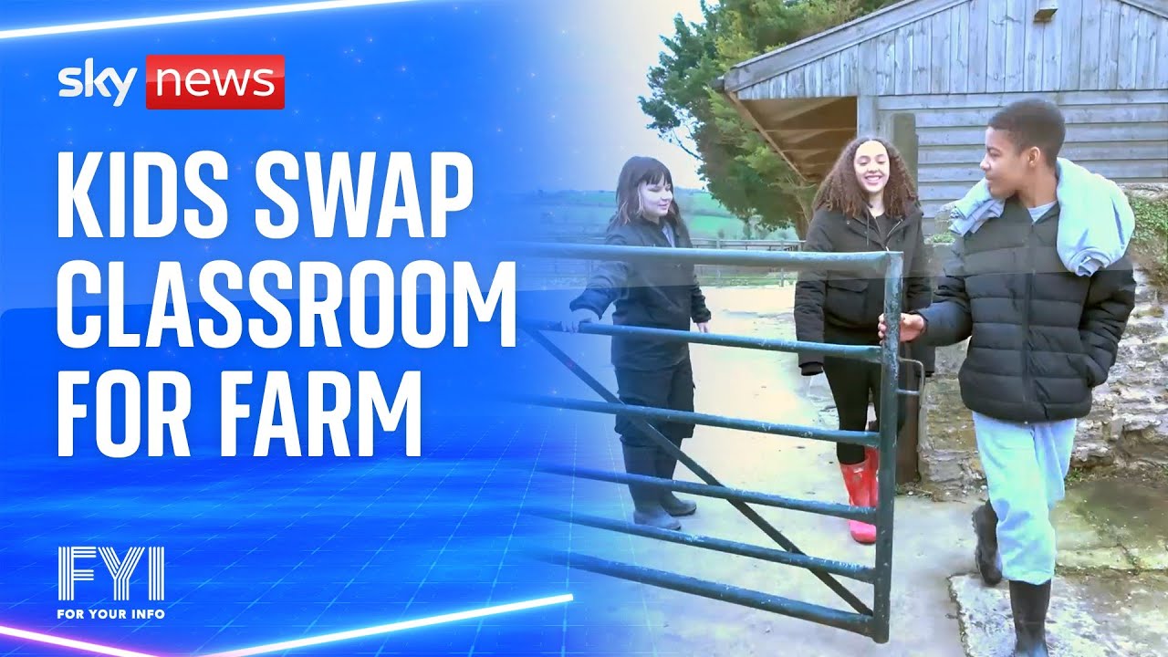 FYI: Kids swap the classroom for a farm - YouTube
