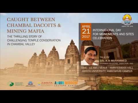 Talk by Mr. K. K. Muhammed, renowned Indian Archaeologist at Amritapuri ...