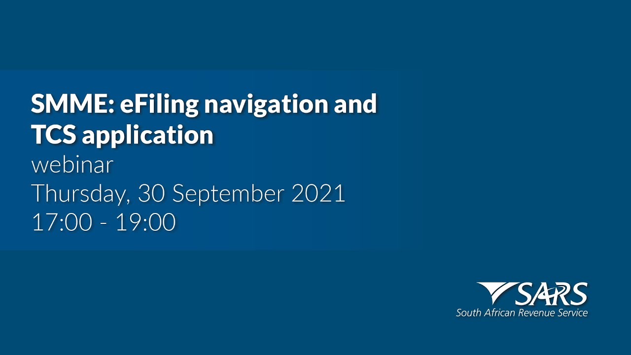 SMME: eFiling Navigation And TCS application - YouTube