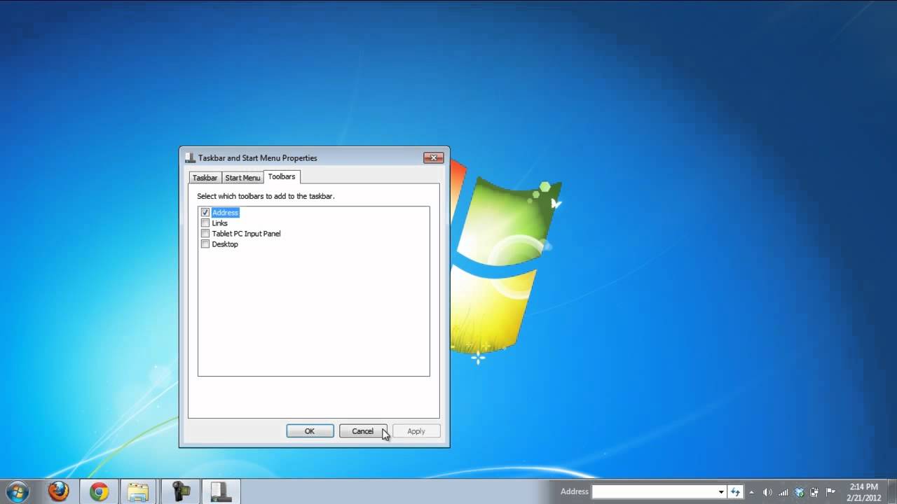 How to launch web pages directly from the taskbar in windows 7 - YouTube