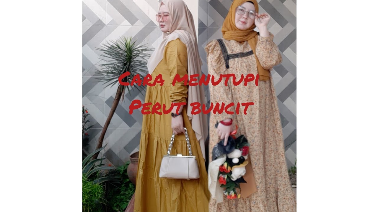 #cara menutupi perut buncit dengan outfit #badan gemuk kelihatan ...