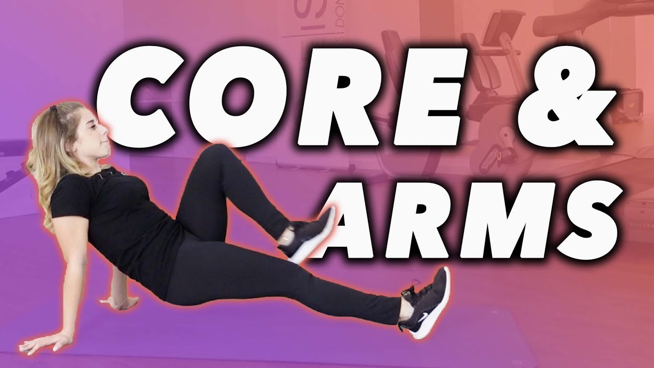 STRONG CORE & SLIM ARMS in 8 min - YouTube