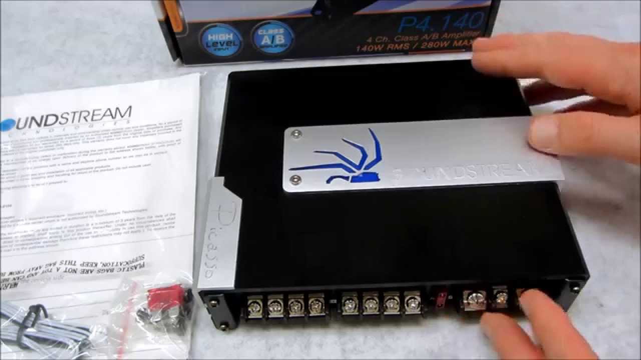 Soundstream P4 140 Picasso Amp Review - YouTube