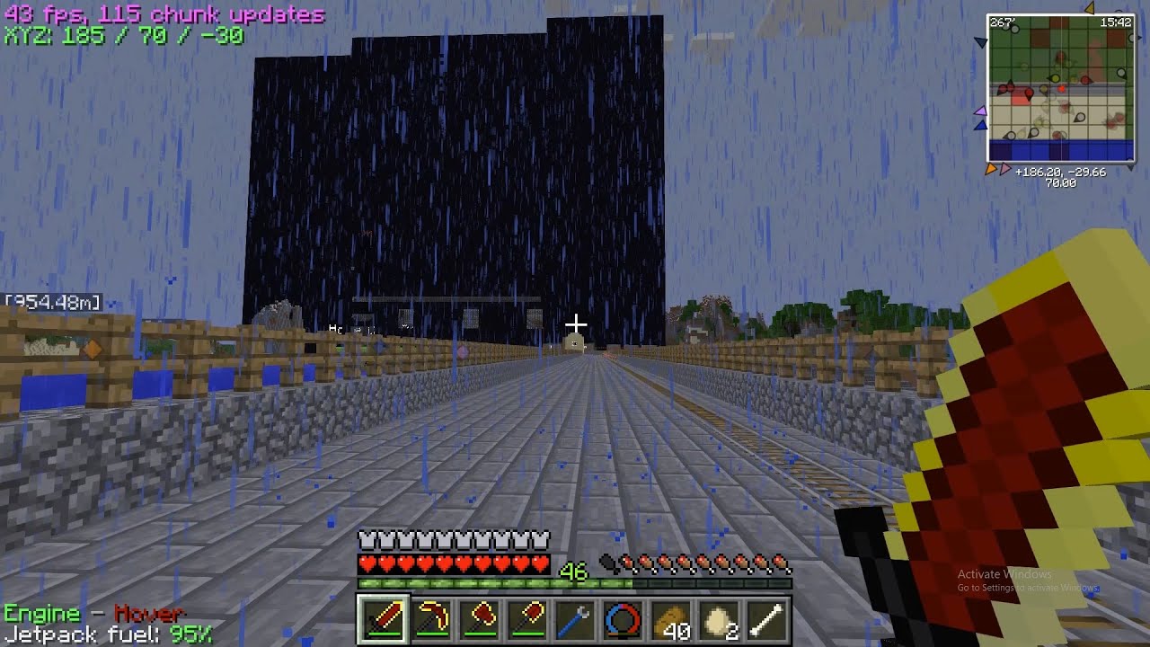 My Huge Minecraft Base Tour - 1.7.10 - Tunnel Bore Machine - 196 Mods ...