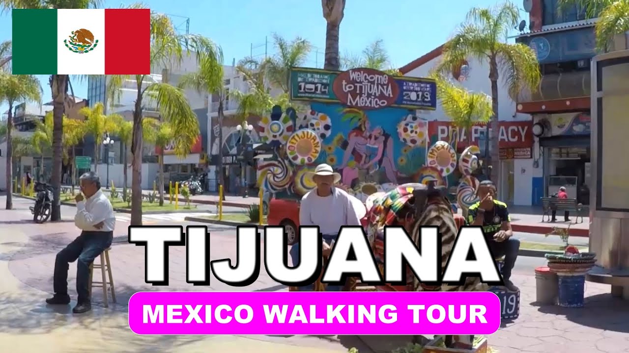 Downtown Tijuana, Mexico Walking Tour - YouTube