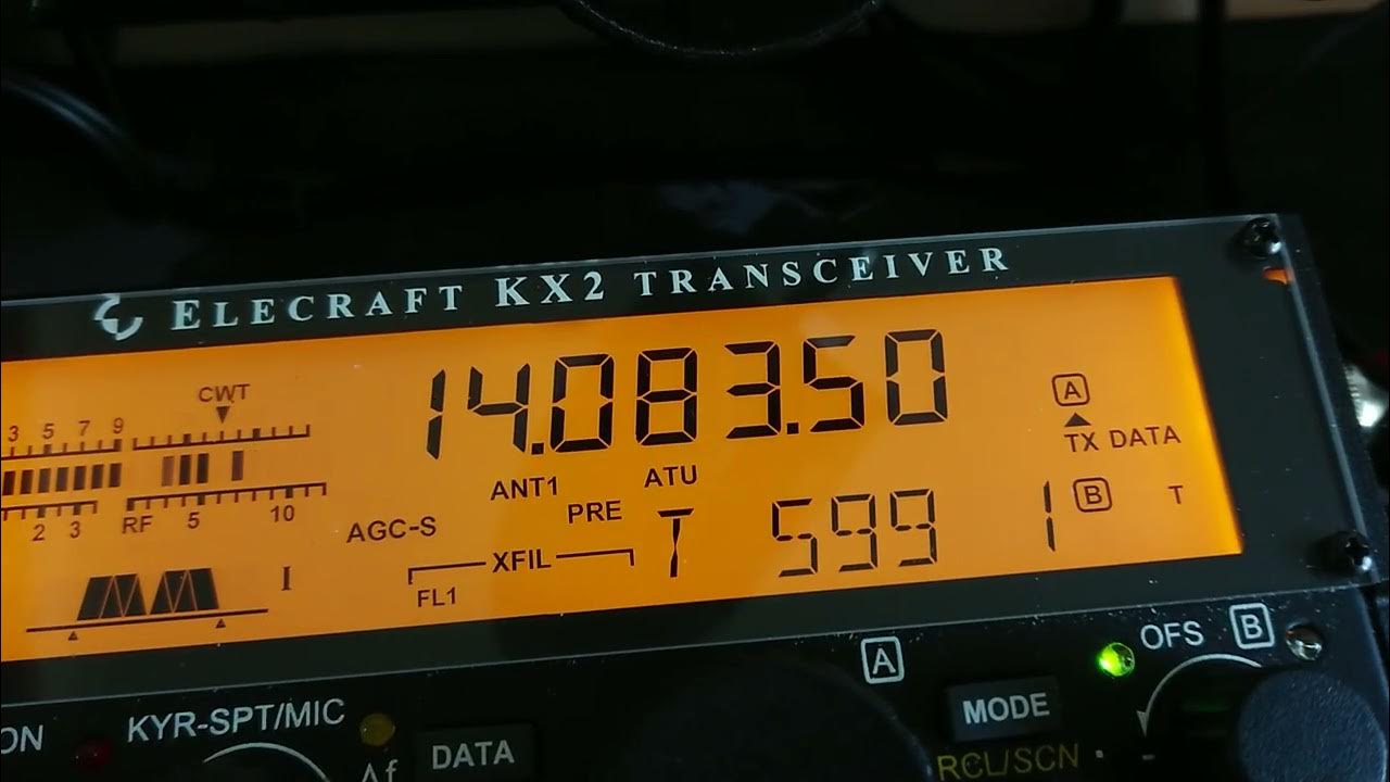 RTTY using CW from an Elecraft KX2 - YouTube