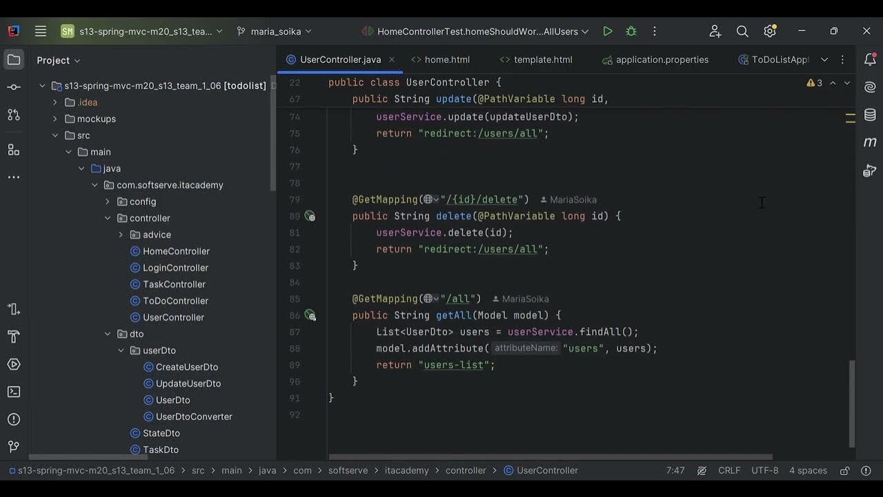 s13 spring mvc m20 s13 team 1 06 – UserController java 2024\ - YouTube