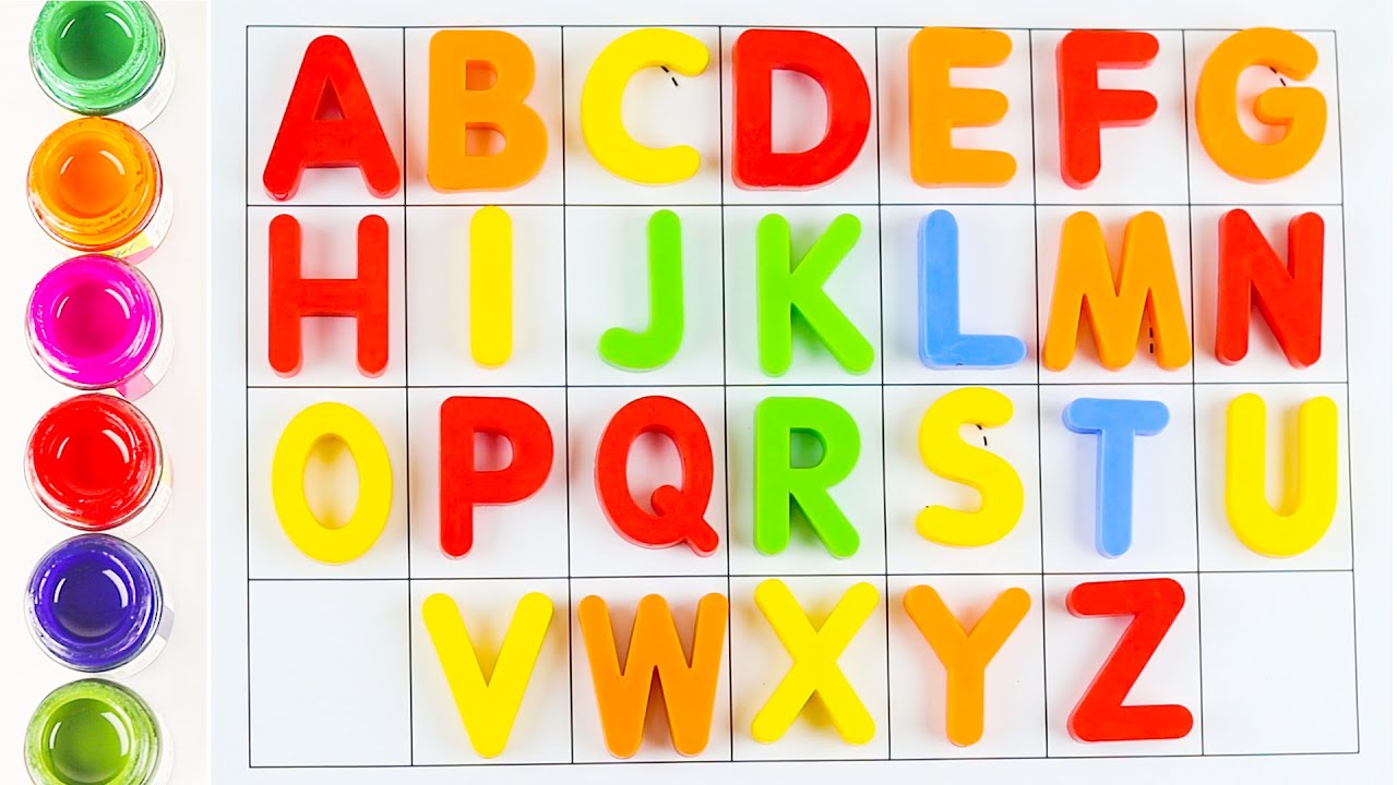 abcd, a for apple b for ball, abc song, abcd rhymes, colours, alphabet ...
