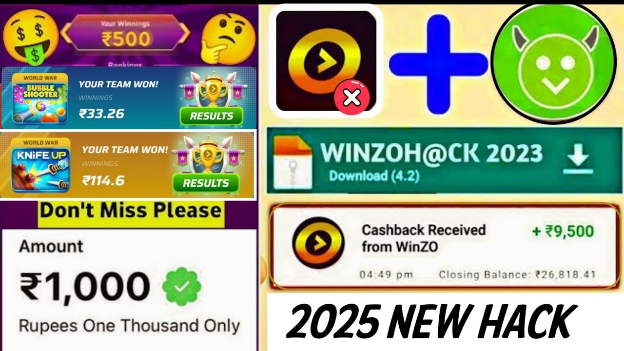 Winzo App Se Paise Kaise Kamaye | Winzo Hack 2025 | Winzo World War ...
