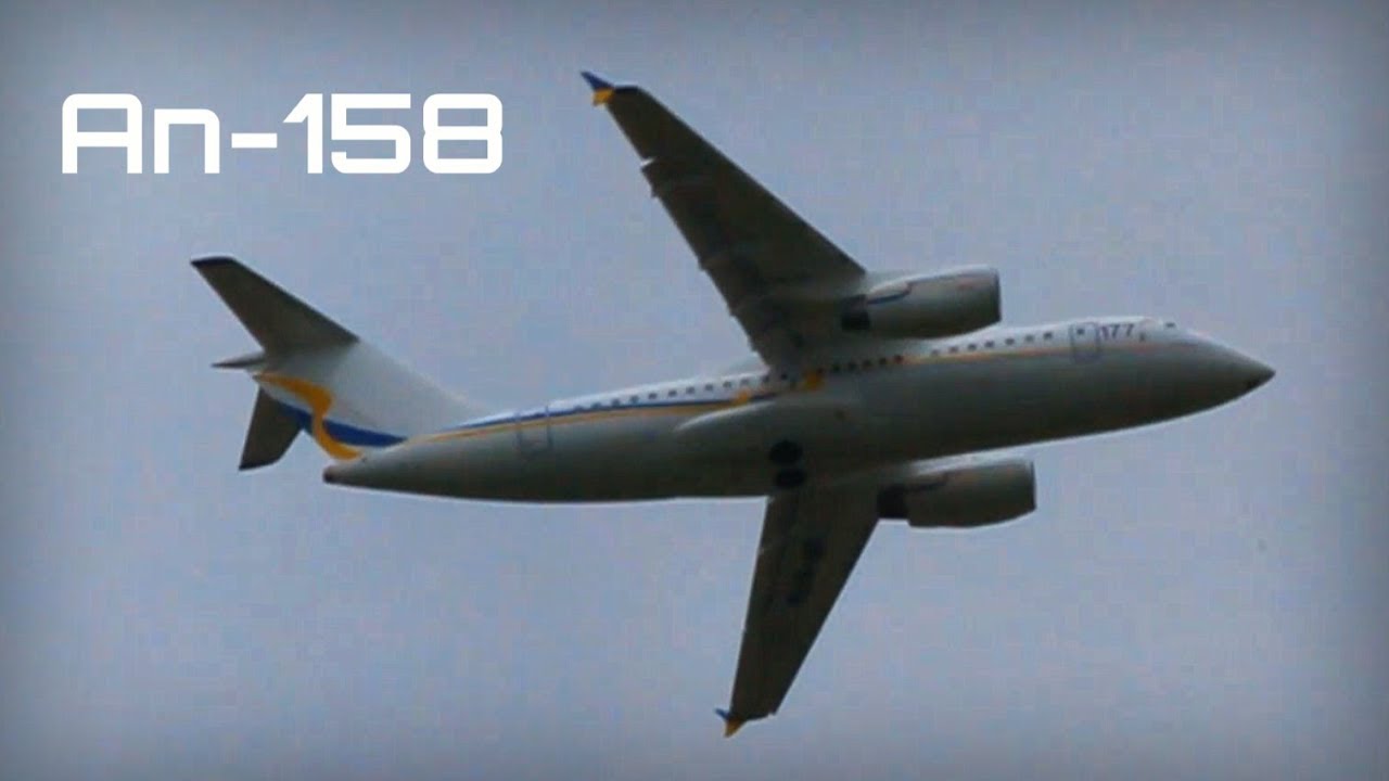 Antonov An-158 at Le Bourget 2013 - HD 50fps - YouTube