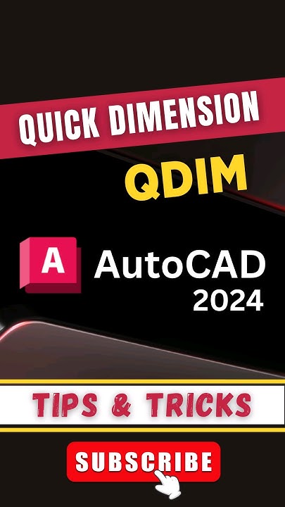 Quick Dimension in AutoCAD - QDIM Command | Archstylus | #autocad #autocad2024 #shorts #tutorial ...
