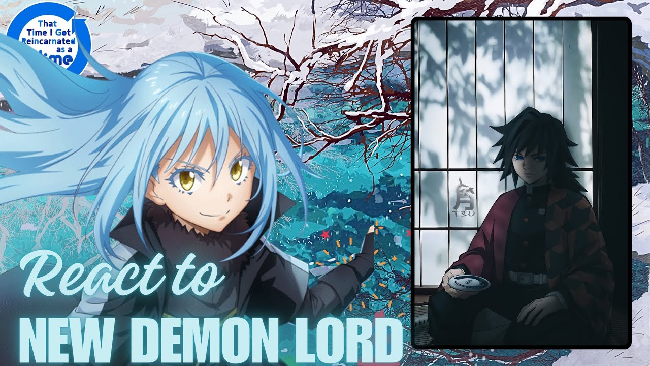 Rimuru Tempest react to Giyuu | Demon slayer | Hashira | slime | Gacha ...