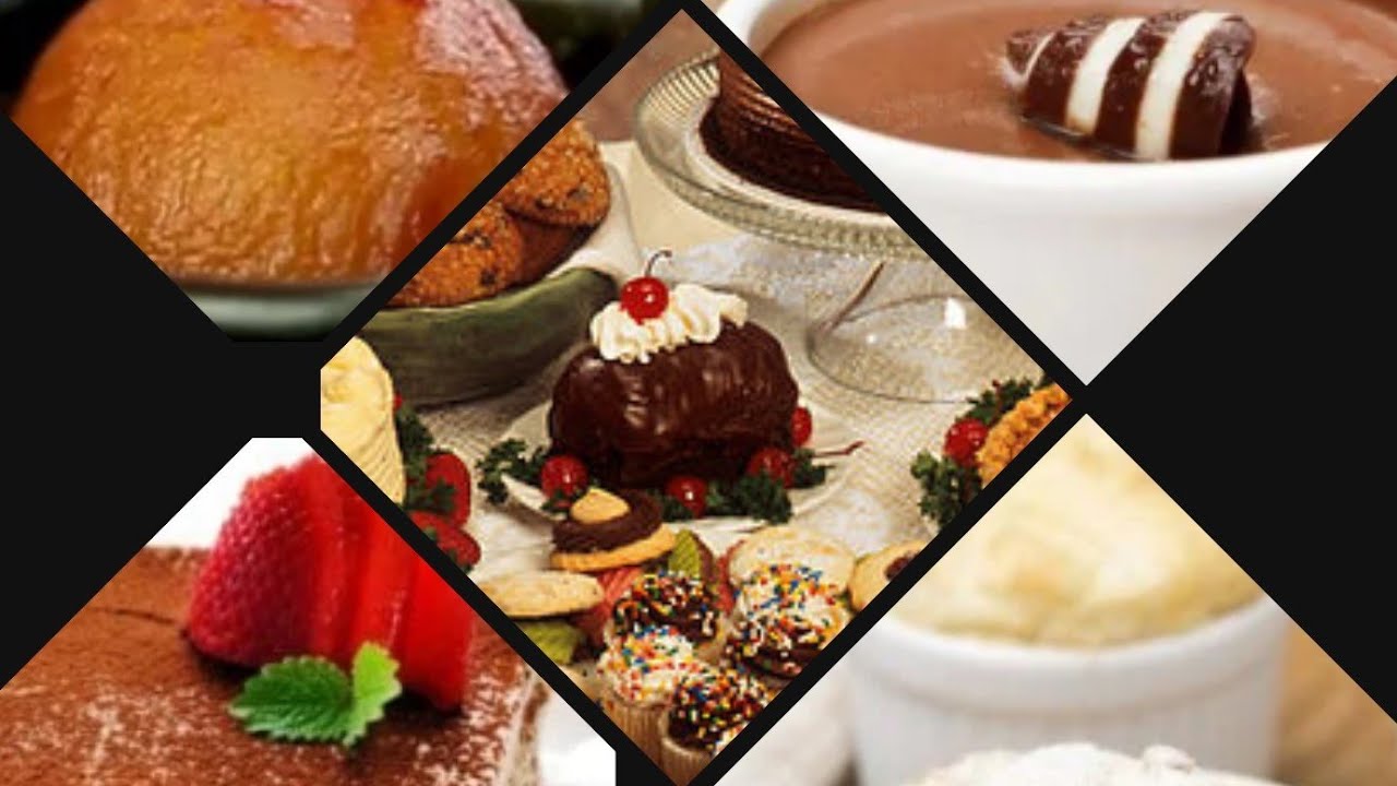 Different desserts with their names (Part 1) - YouTube
