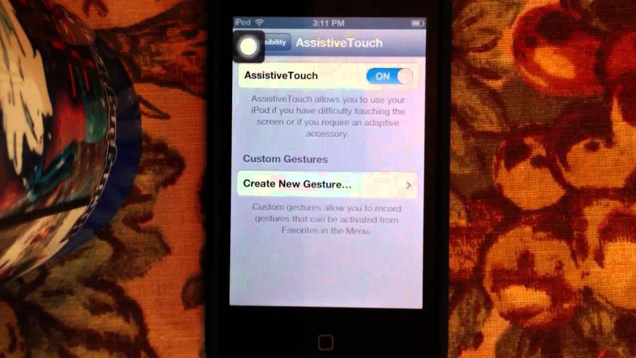 Home button not working on iPod Touch - YouTube
