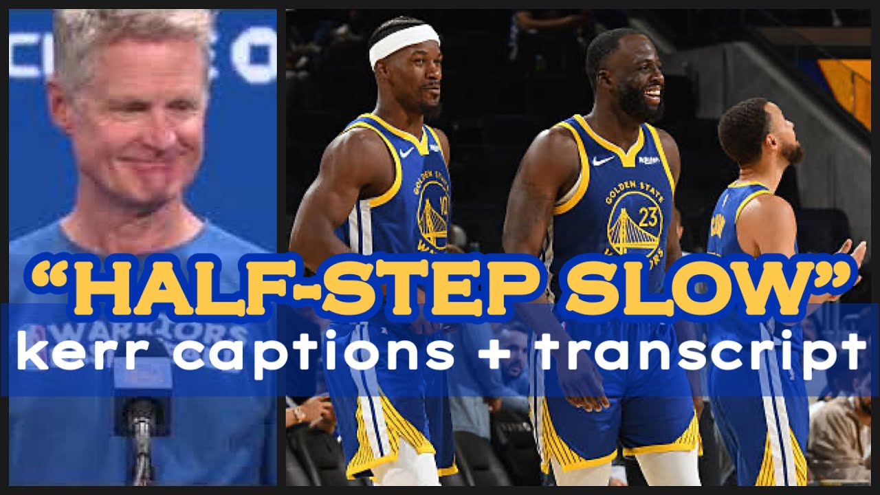KERR collab w Steph Curry, Draymond, Jimmy Butler, Dunleavy, Celebrini ...
