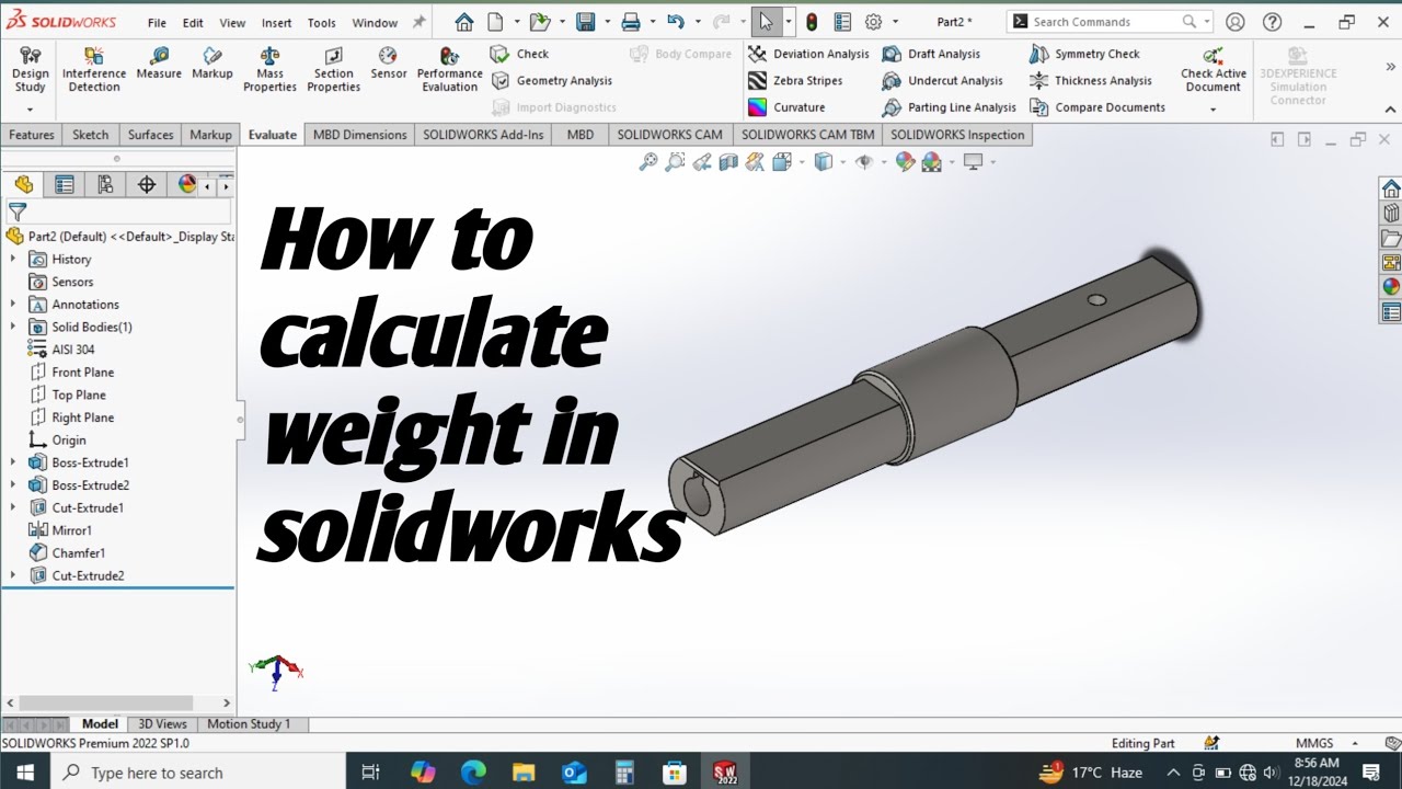How To Calculate Weight In Solidworks Solidworks Design Weight how-to-calculate-weight-in-solidworks-solidworks-design-weight