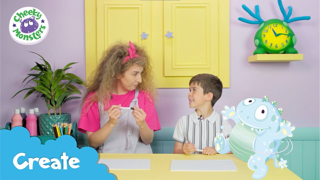 Learn how to draw Cheeky Monster Glitter in this Cheeky Monsters Mini ...