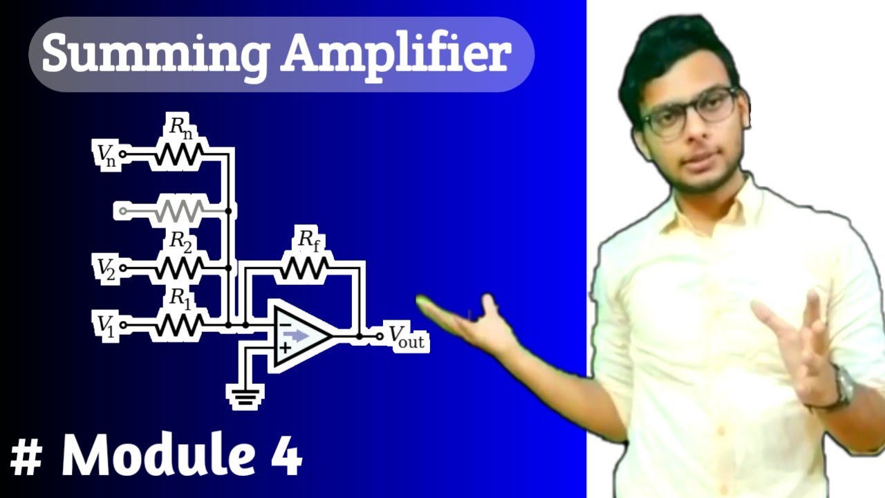 Op-Amp: Summing Amplifier (Inverting and Non-Inverting Summing ...