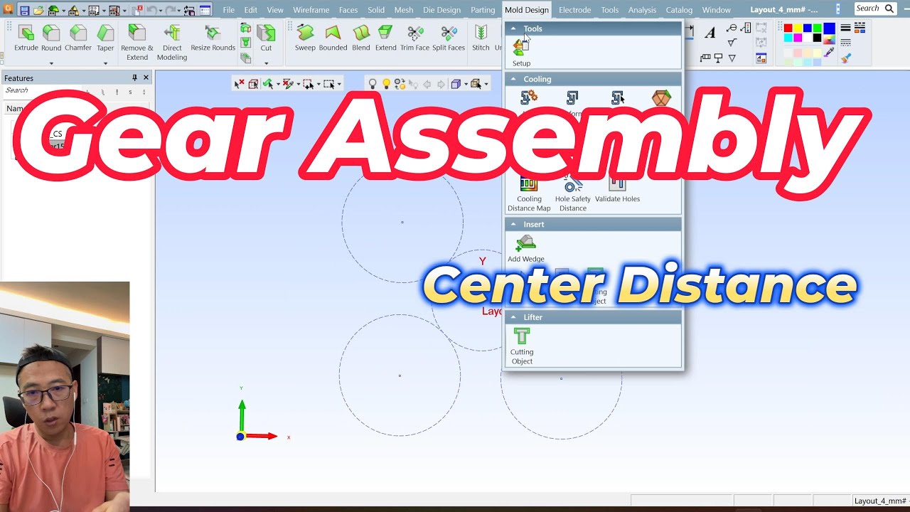 Gear Assembly | Center Distance | Spur - Helical gear | Positive ...
