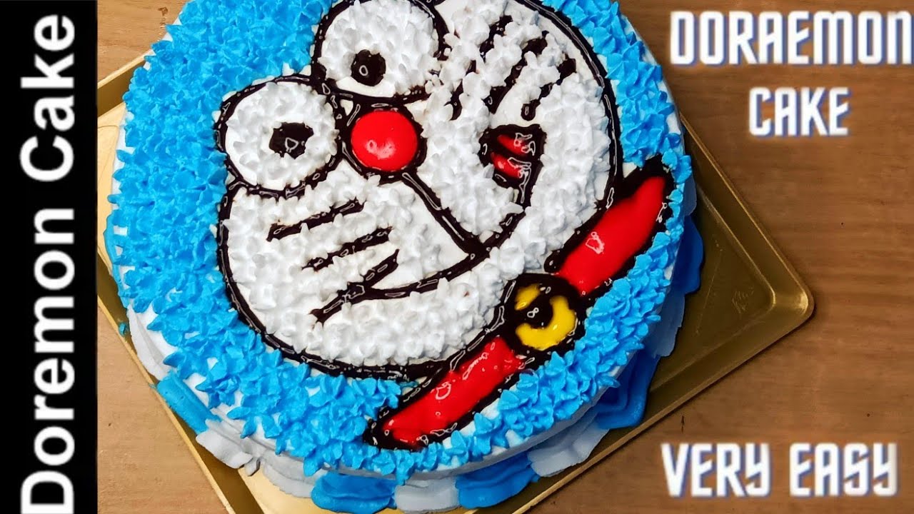 चुटकीयों में बनाए Doremon cake । How make to doremon cake। Birthday ...