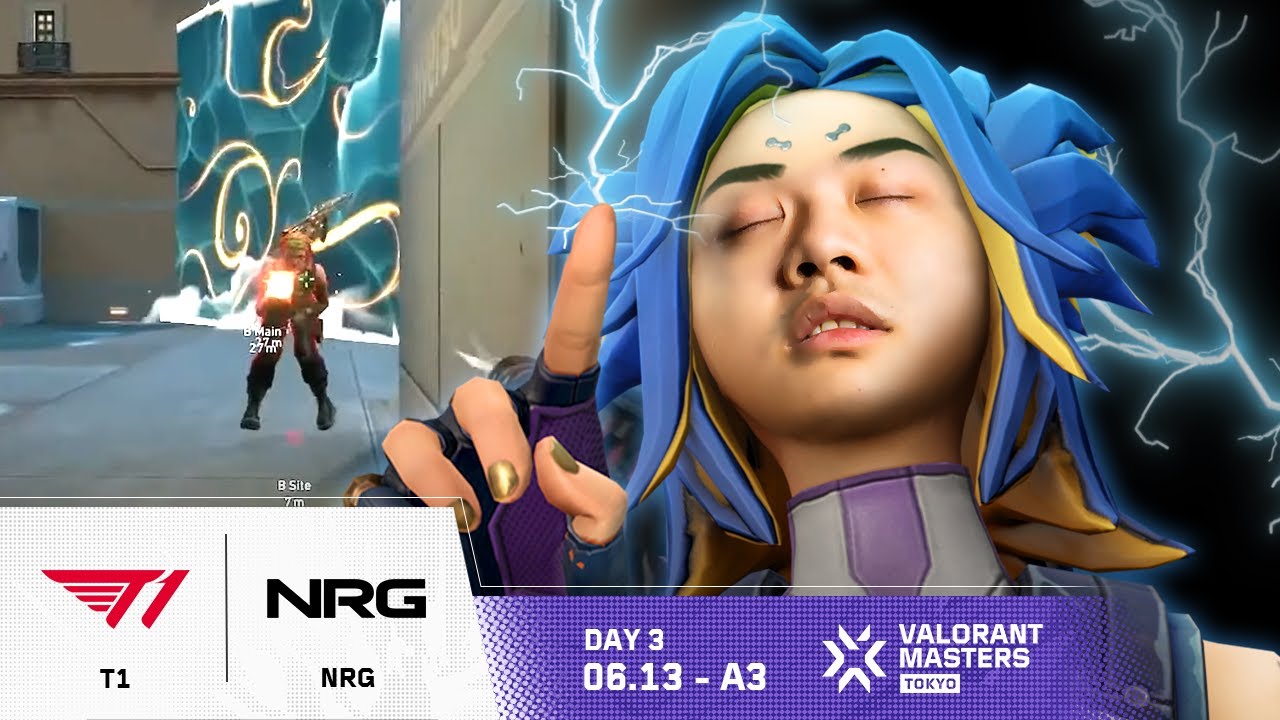 엔알지지직 | T1 vs. NRG | 3일차 MATCH 6 H/L 06.13 | VCT 마스터스 도쿄 2023 - YouTube