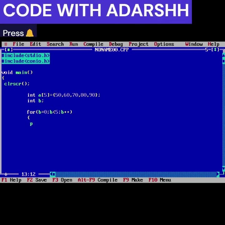 Using One Dimensional Array Turbo C Youtubeshorts Youtube Shorts Like Share Subscribe