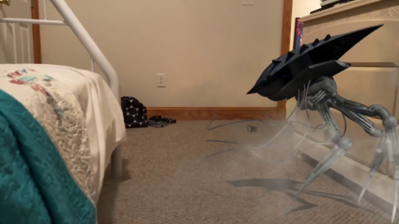 Alien attack my room FX from movie FX app - YouTube