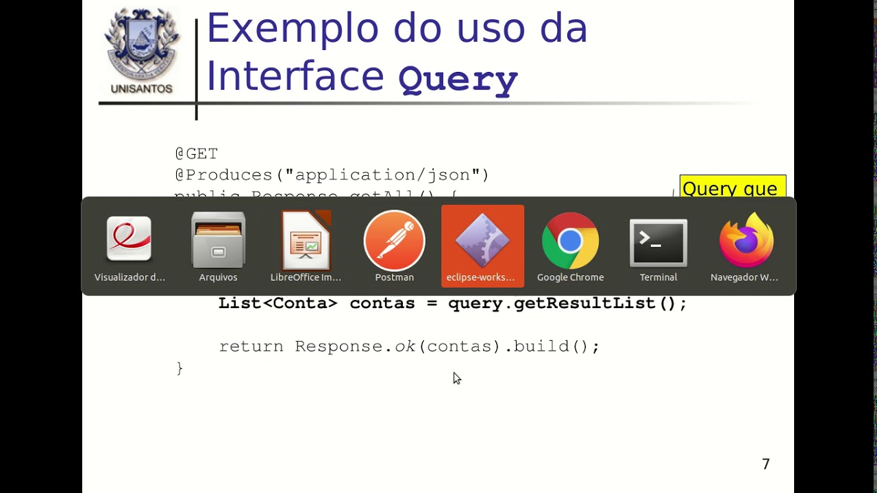 JPQL: introdução, Query e TypedQuery - YouTube