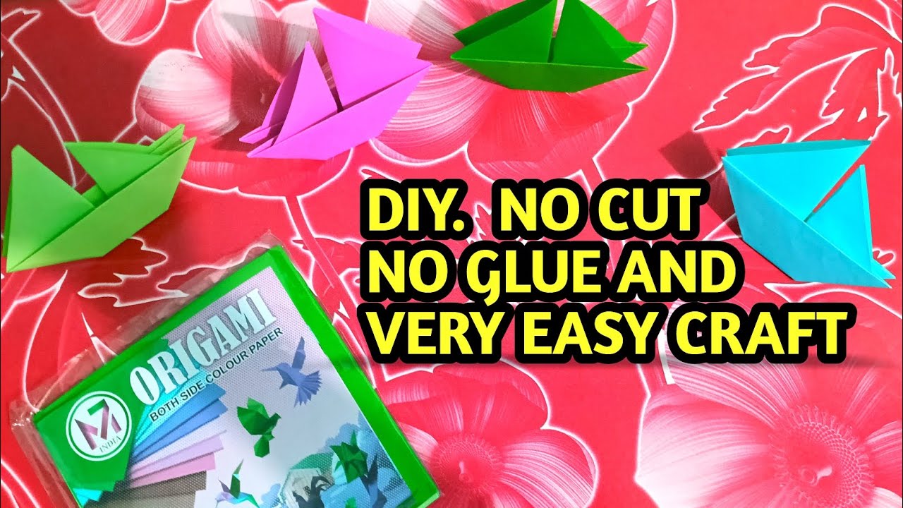 Diy. No Glue and No Cut AND Easy Craft - YouTube