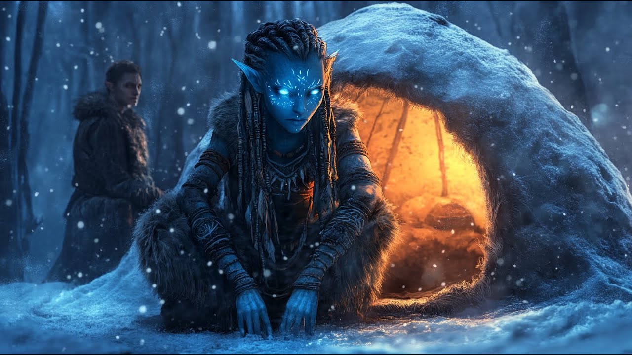 Freezing Alien Beauty Crawls Into His Igloo Begging For Warmth And More ...