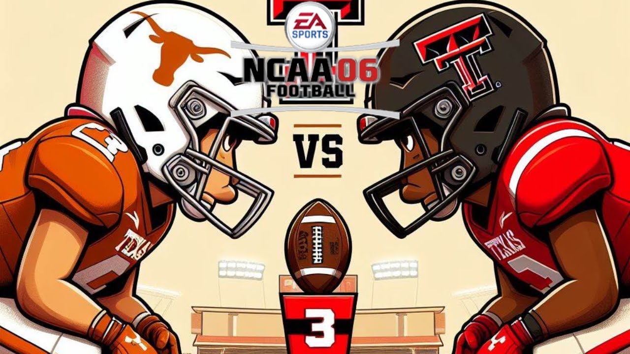 NCAA Football 06 | #3 Texas vs Texas Tech | Week 7 The Texas–Texas Tech ...