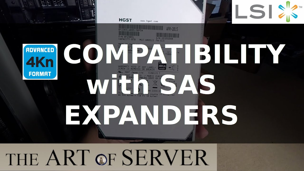 4Kn compatibility with SAS expanders - YouTube