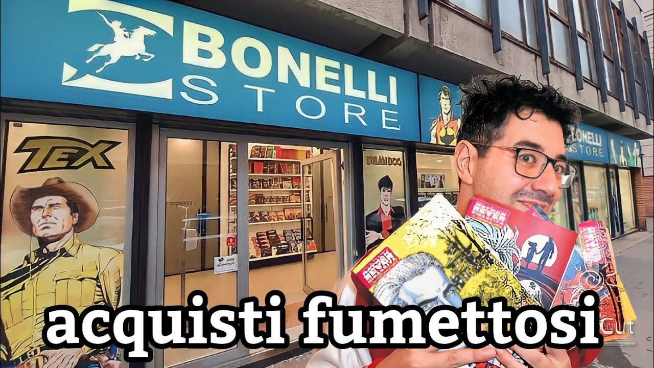 Ho comprato FUMETTI al Bonelli Store di Milano - YouTube