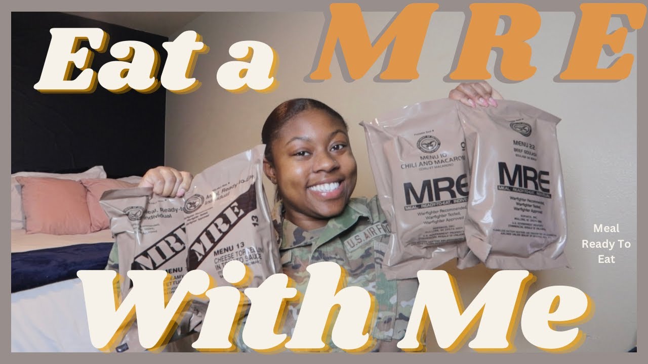 How we eat In the Air Force |Eat An MRE with me! - YouTube