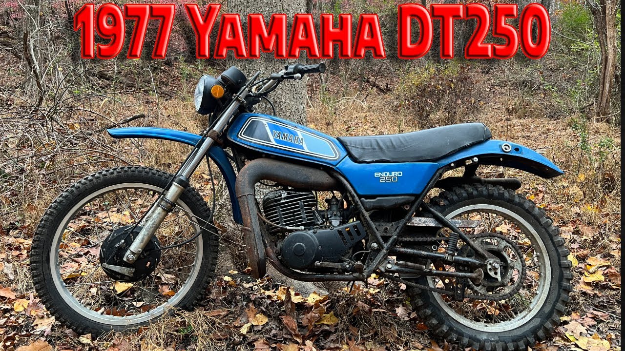 The '77 Yamaha DT250 is an AMAZING woods bike for its time...even ...