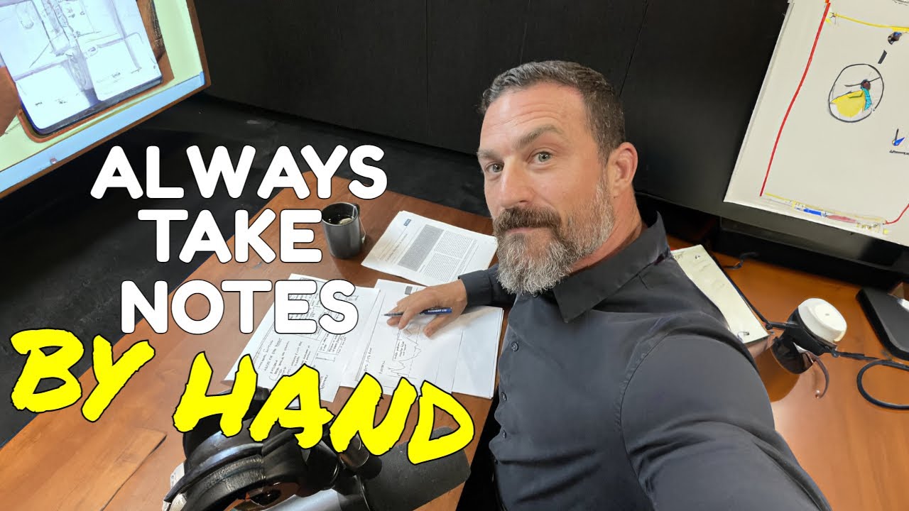 DON'T TYPE NOTES ON YOUR LAPTOP - THE POWER OF HANDWRITING | Andrew ...