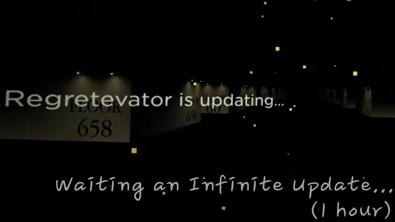 [Roblox Regretevator] waiting an infinite update... - YouTube