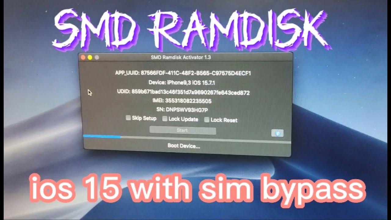 SMD ACTIVATOR iOS 15 Hello Screen bypass iPhone 6S/6S+/SE1/7/7P/8/8P/X ...