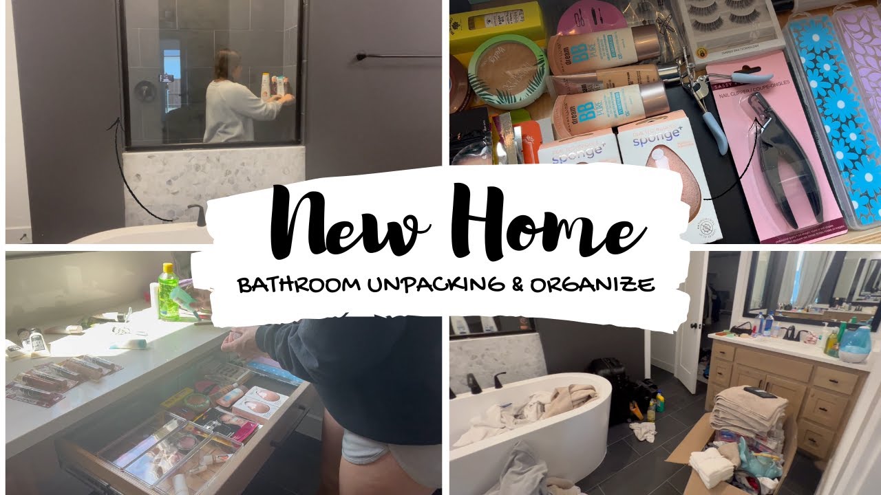 *DOLLAR TREE* | UNPACK & ORGANIZE MY BATHROOM WITH ME *MESSY TO ...