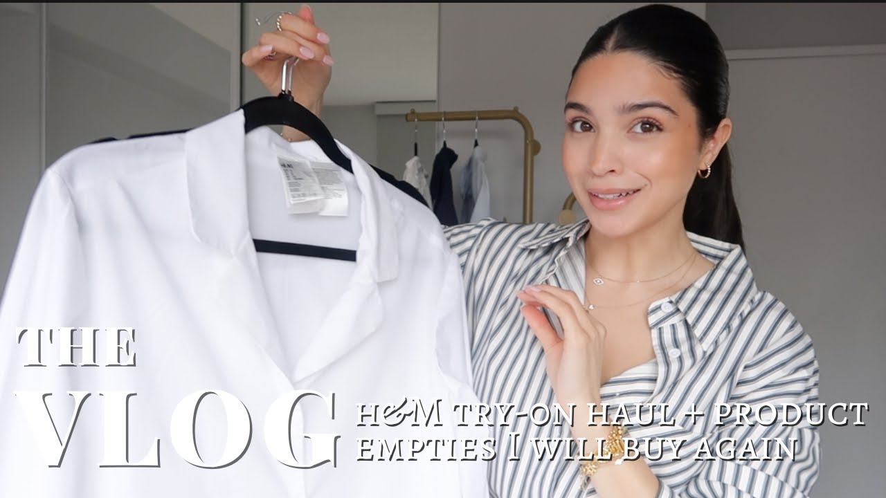 H&M SPRING TRY-ON HAUL PRODUCT EMPTIES REVIEW + SEPHORA SALE PICKS ...