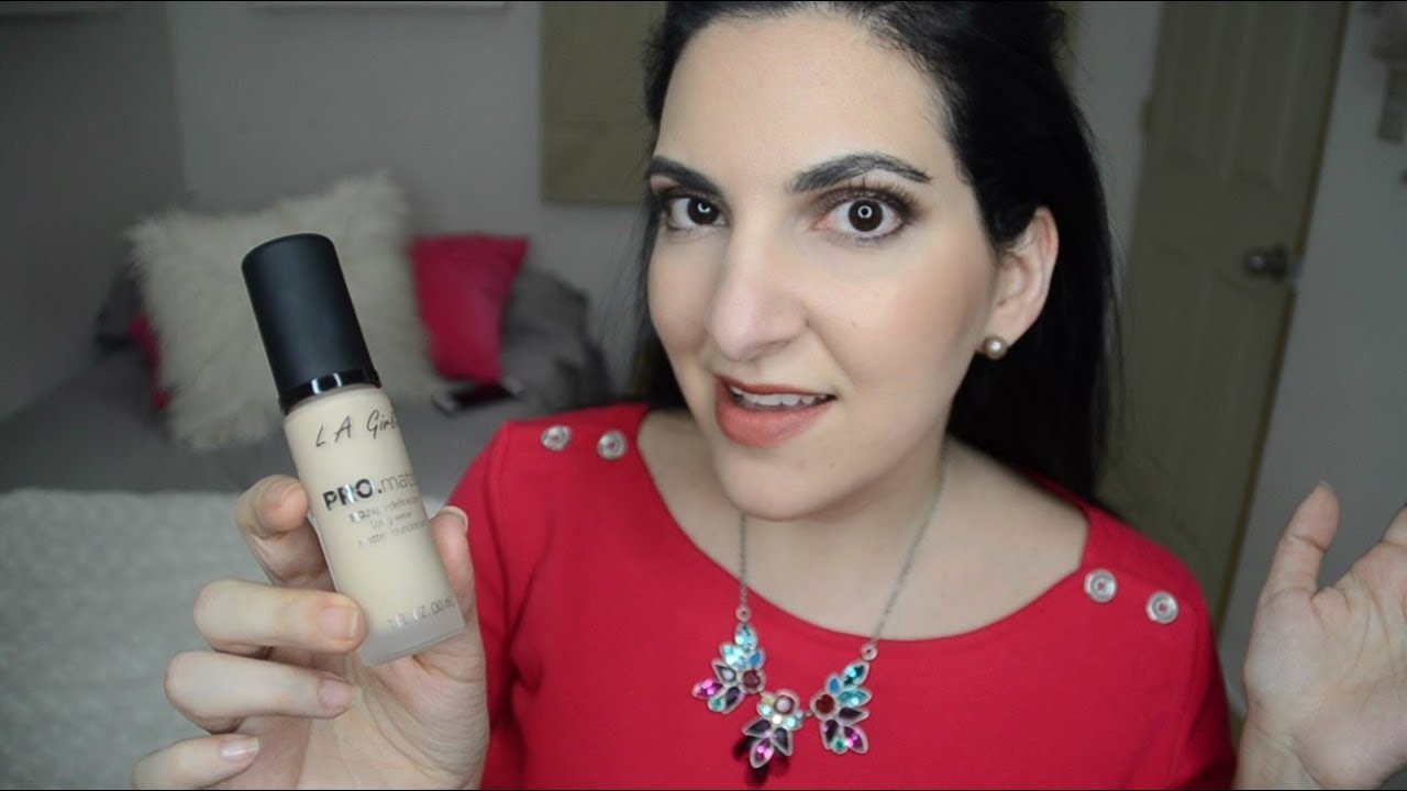 Base L. A. Girl Pro Matte: Primeras Impresiones y Prueba de Uso - YouTube