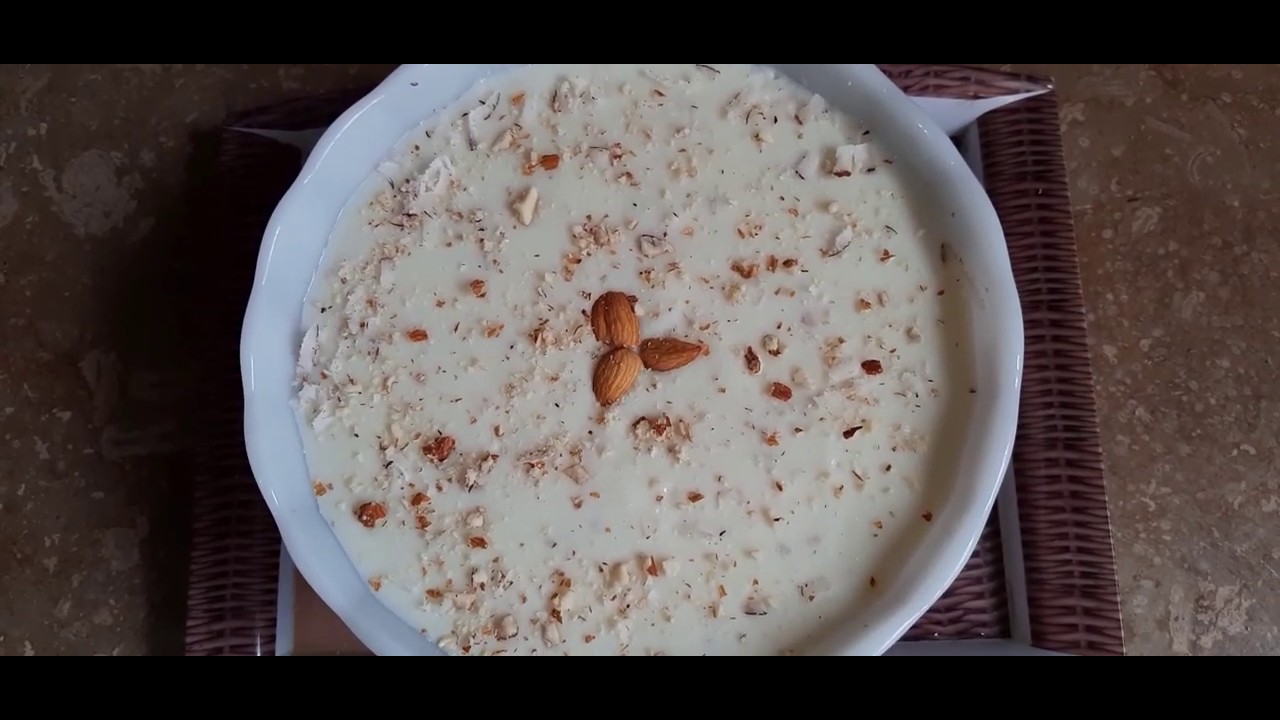Badam firni(rice pudding) || phirni dessert || eid special dessert ...