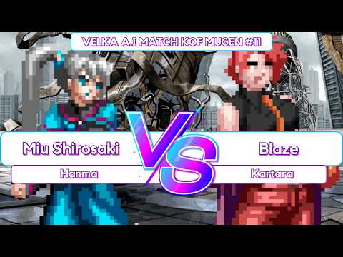[KOF MUGEN] Miu Shirosaki VS Blaze (A.I Match #11)