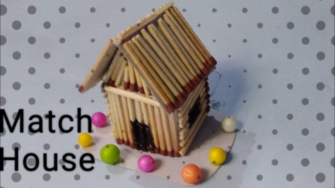 How To Make Match House, Beautiful Match House, - YouTube